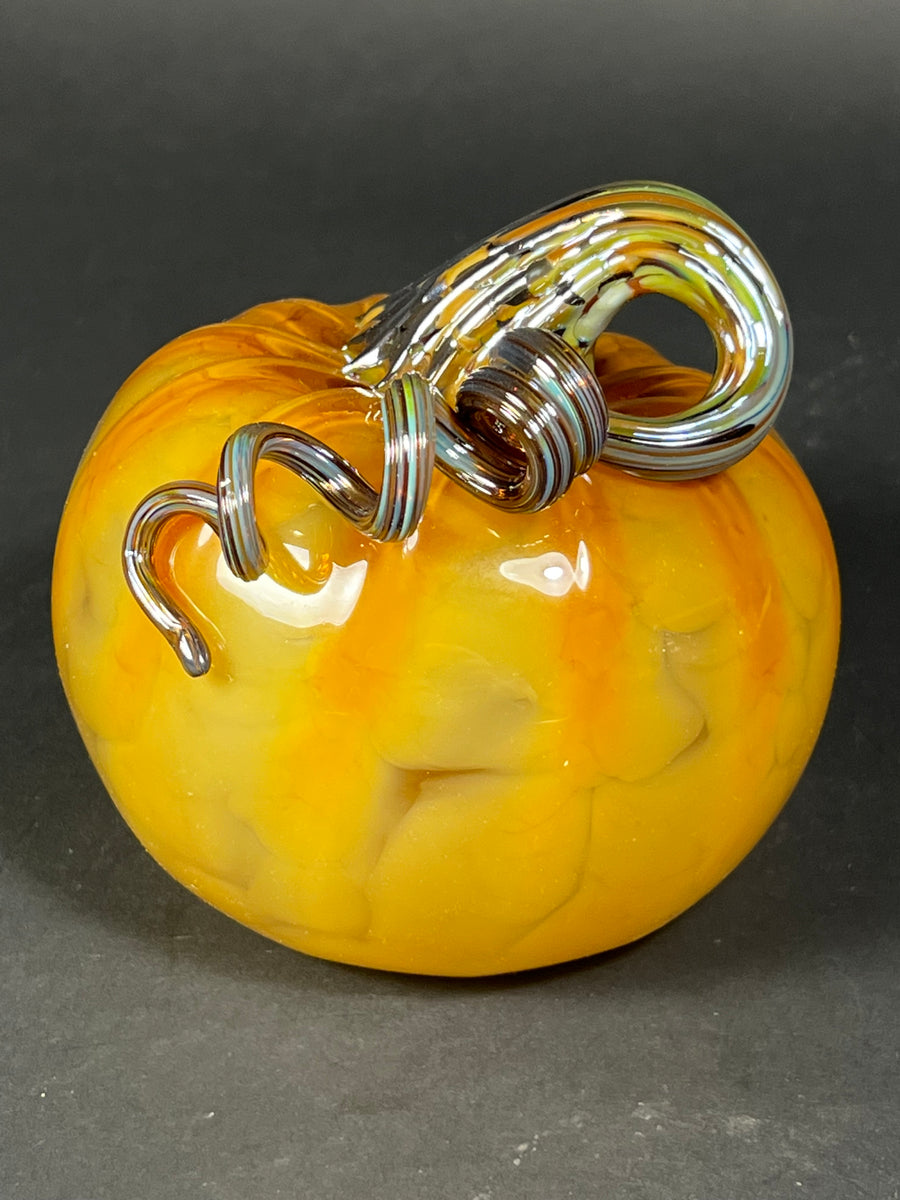 Glass Pumpkin - Orange Mix 4.5"x 4.5" – Michael Holberg